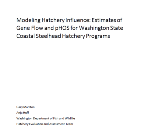 Key Questions Surrounding the WDFW’s Hatchery White Paper | Wild ...